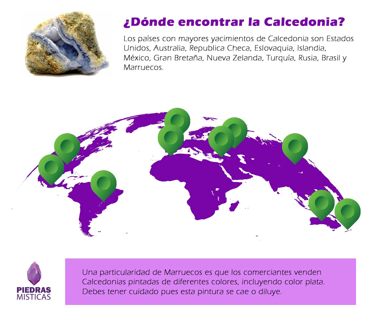 Calcedonia, propiedades y usos espirituales
